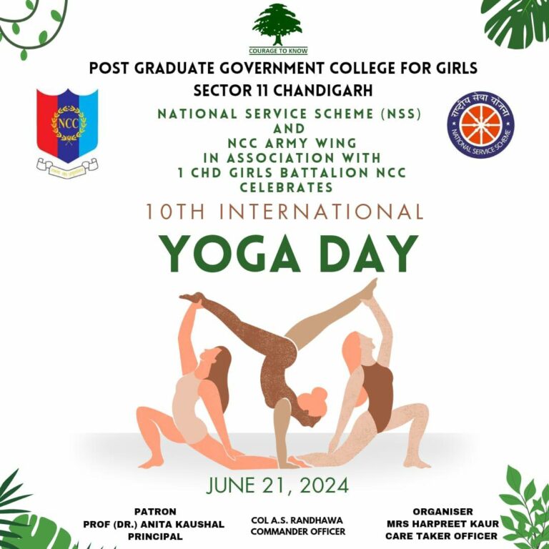 PGGCG-11 celebrated 10th International Yoga Day 2024 – Post Graduate ...